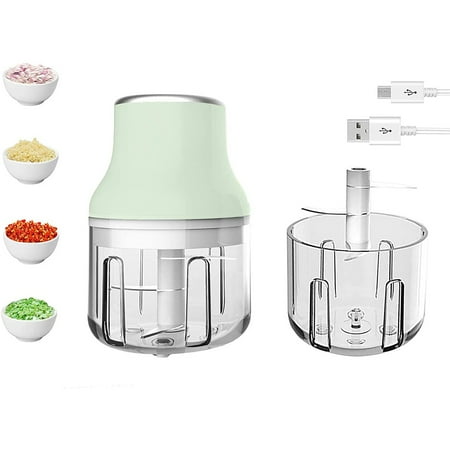 Mini Electric Food Chopper, USB Portable Chopper, Small Food Processor ...