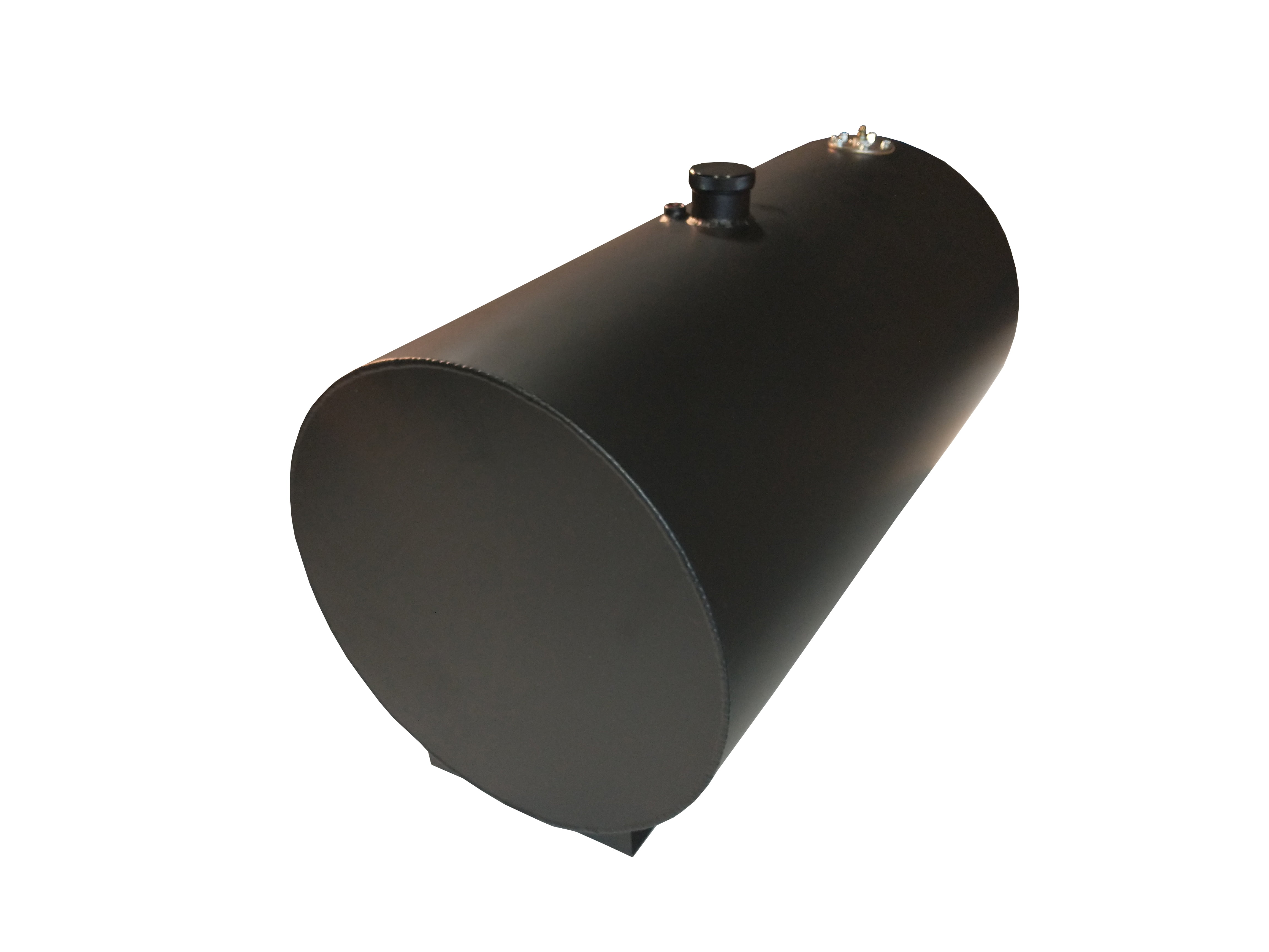 Fuel Tank 22gal Aluminum Round Street Rod Black - Walmart.com