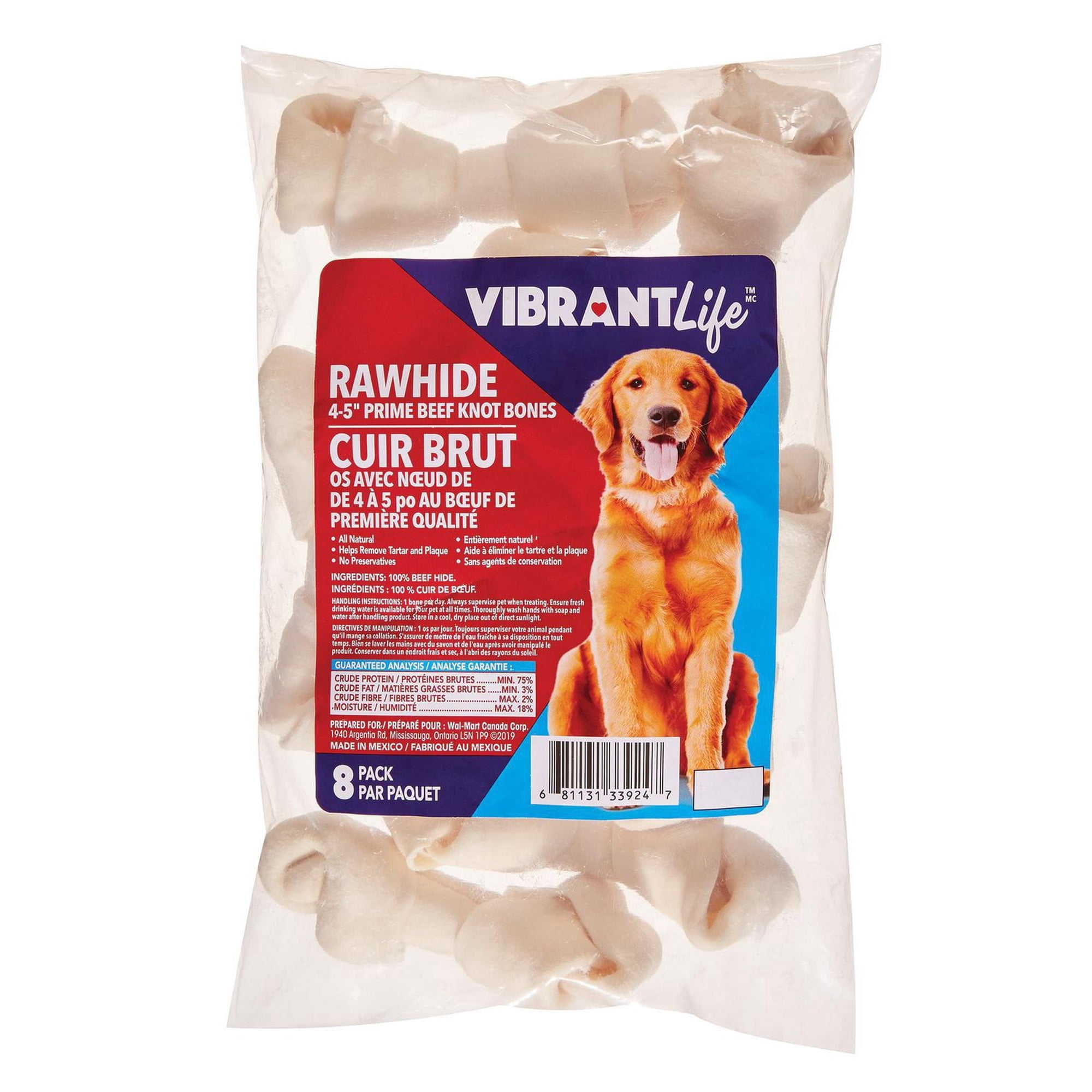 Click here for Vibrant Life Rawhide Knot Bone Single Serve;4-5 prices