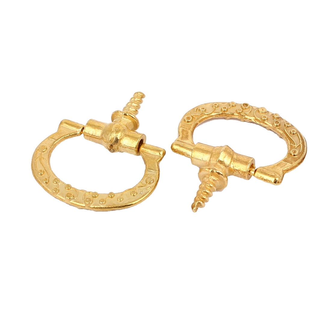 Jewelry Case Gift Box Metal Pull Handle Gold Tone 27mmx23.5mmx5.5mm ...