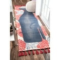 nuLOOM Thomas Paul Printed Flatweave Cotton Fabled Whale Runner Rug, 2 ...