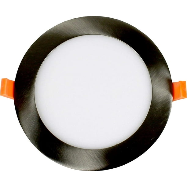 8 inch 18W LED Panel Recessed Light Fixture Nickel (10 Pack) - Walmart.com