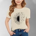 Crunowin Boys and Girls Short Sleeve T-Shirt Round Neck Casual Print ...