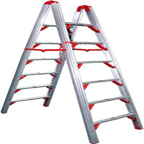 Telesteps 700FLD OSHA Compliant 7 ft Double sided folding step ladder ...