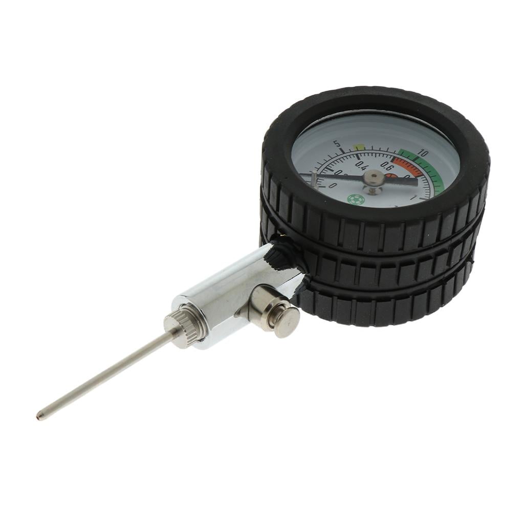 Accurate Ball Pressure Gauge Heavy Duty Metal Air Tester Pressure ...