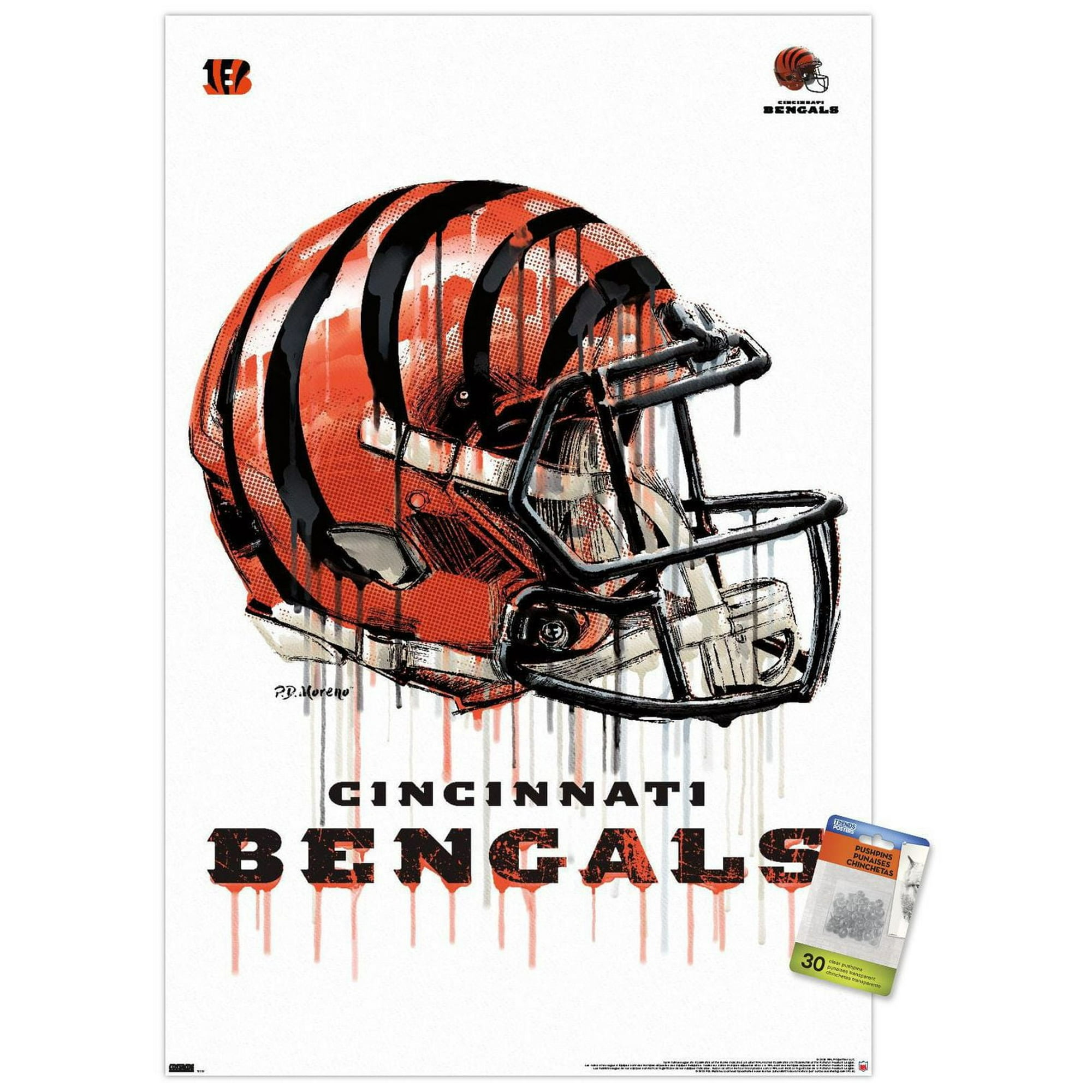 Click here for Trends International Nfl Cincinnati Bengals - Drip... prices