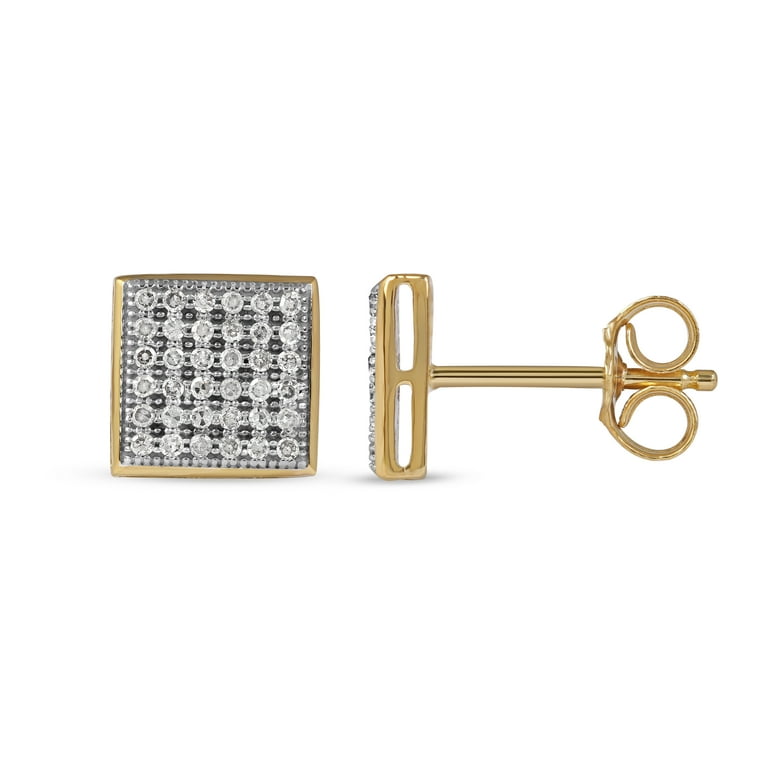Diamond Studs Square For Men