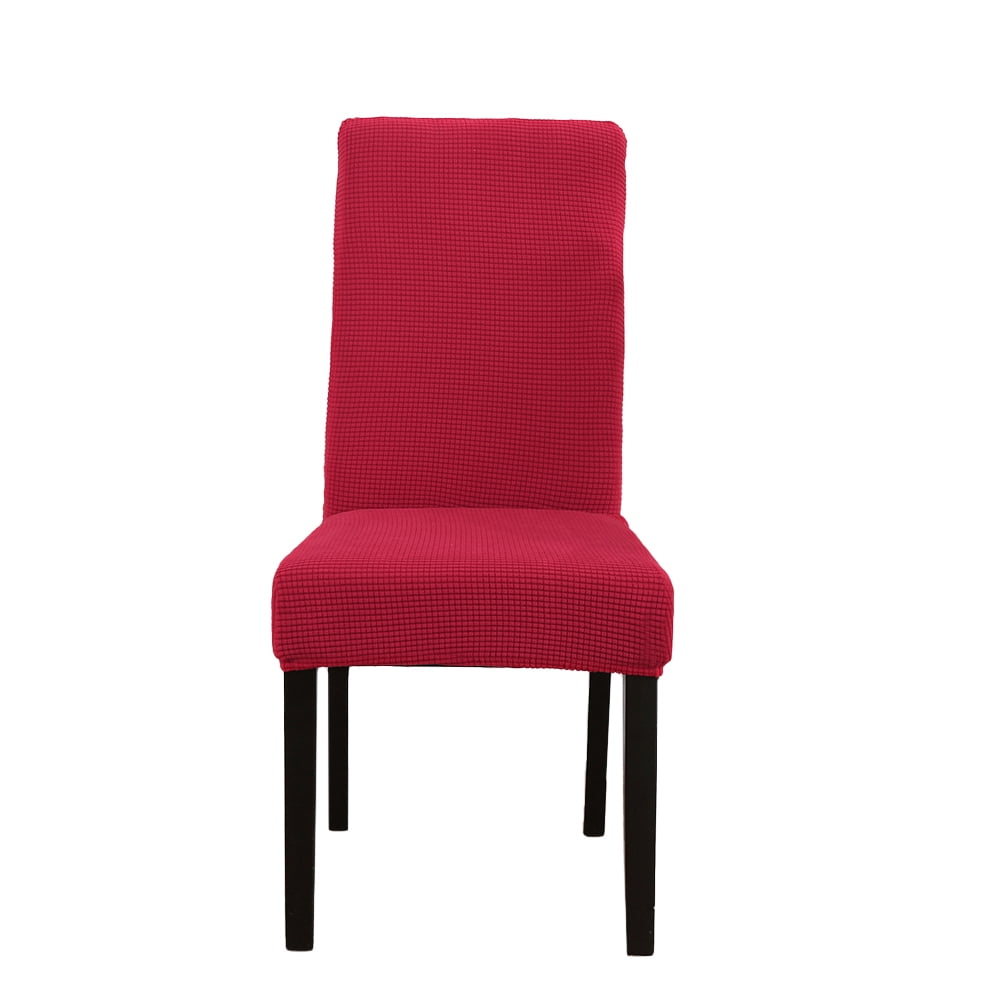 YLHHOME Spandex Polyester Jacquard Dining Chair Slipcover Red Walmart ylhhome-spandex-polyester-jacquard-dining-chair-slipcover-red-walmart