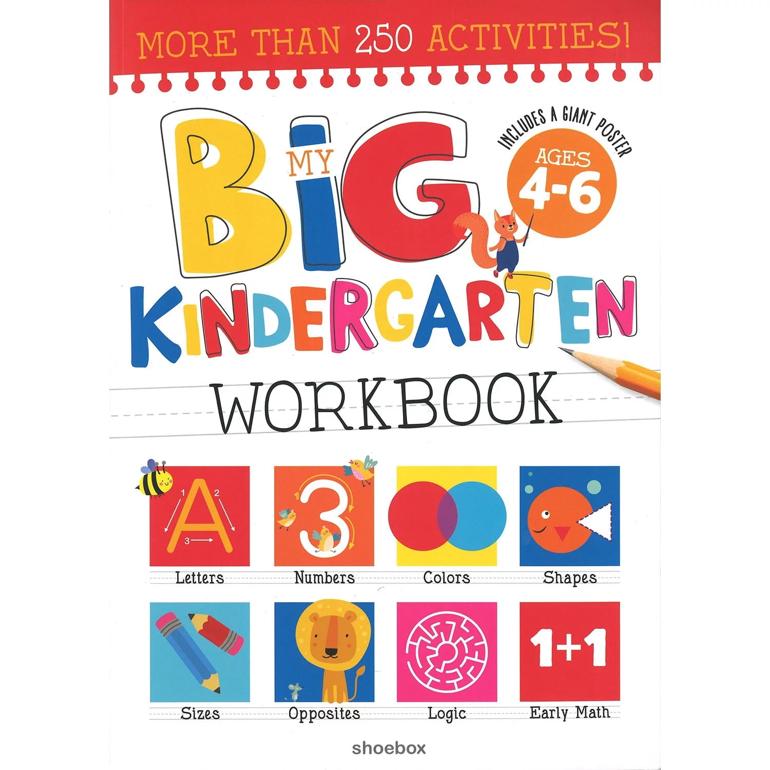 My Big Kindergarten Workbook - Walmart.com