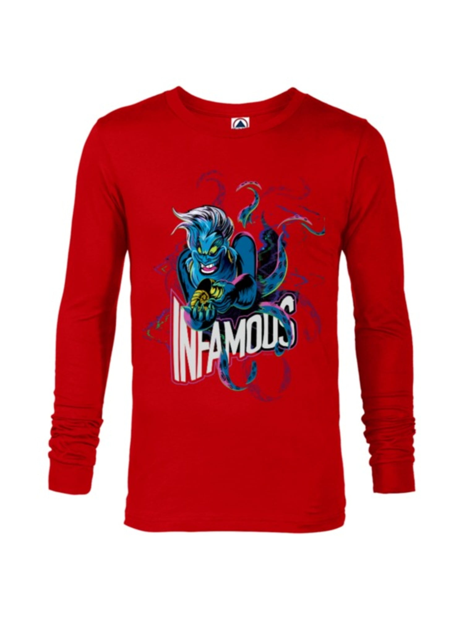 Disney Villains Ursula Infamous Illustrated - Long Sleeve T-Shirt for ...