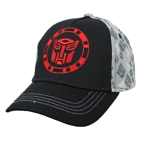 Hasbro - Transformers Autobot Logo Black and Grey Baseball Cap - Size ...