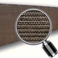 4×50FT 2D Flat Privacy Fence Screen UV Protection Outdoor Sun Shade ...