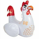 SCS Direct Inflatable Chicken Fight Pool Game Set - Includes Two Giant ...