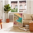 Affixzi Italy Coastal Summer Wall Art Print, Trendy Beach Poster ...