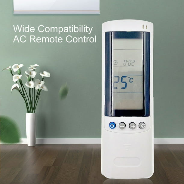 RC08C Air Conditioner Remote Control Battery Operated Replacement ON ...