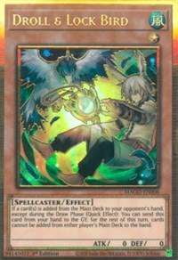 YuGiOh Maximum Gold Premium Gold Rare Droll & Lock Bird MAGO-EN006 ...