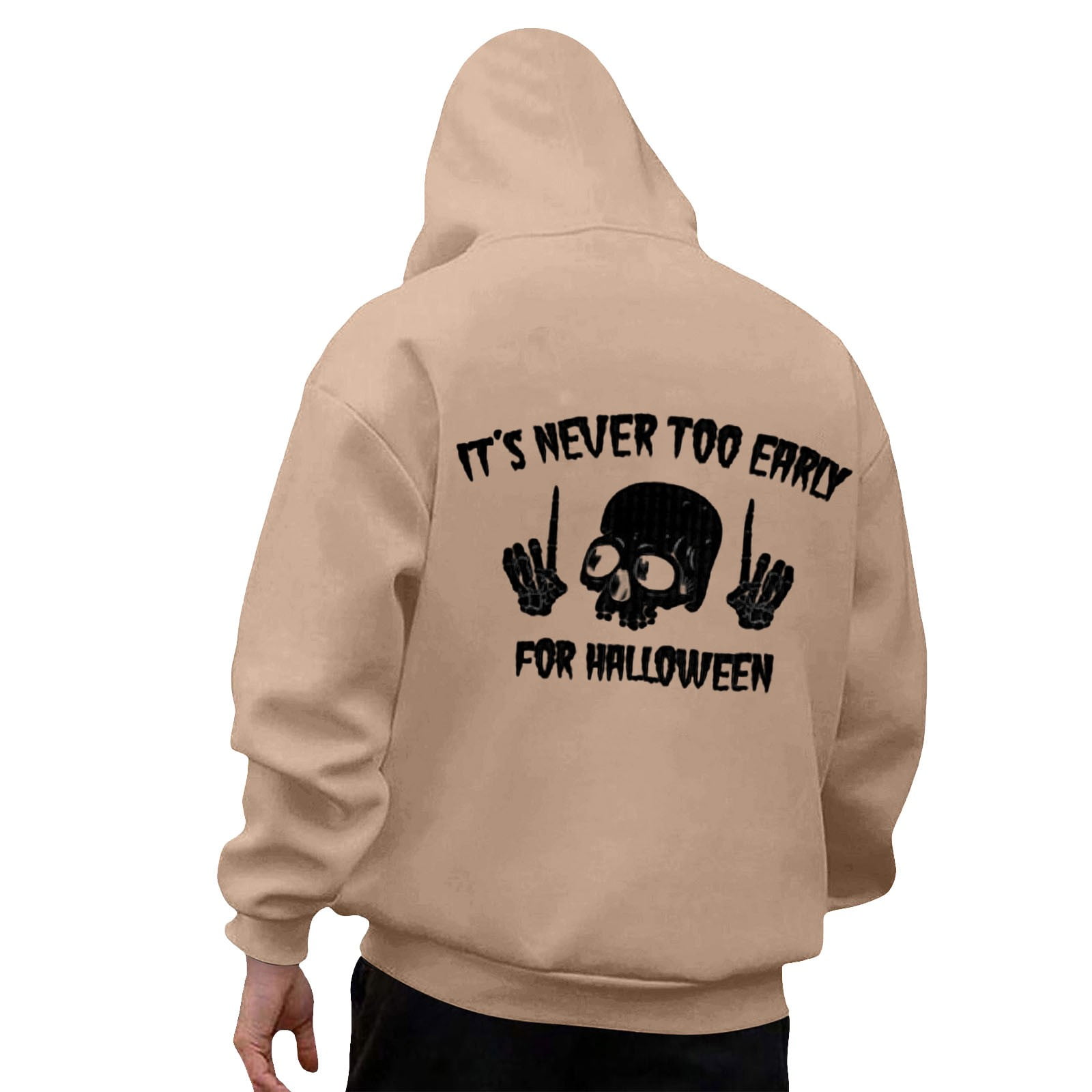 Click here for Ediodpoh Mens Halloween Skeleton Print Hoodie Casu... prices