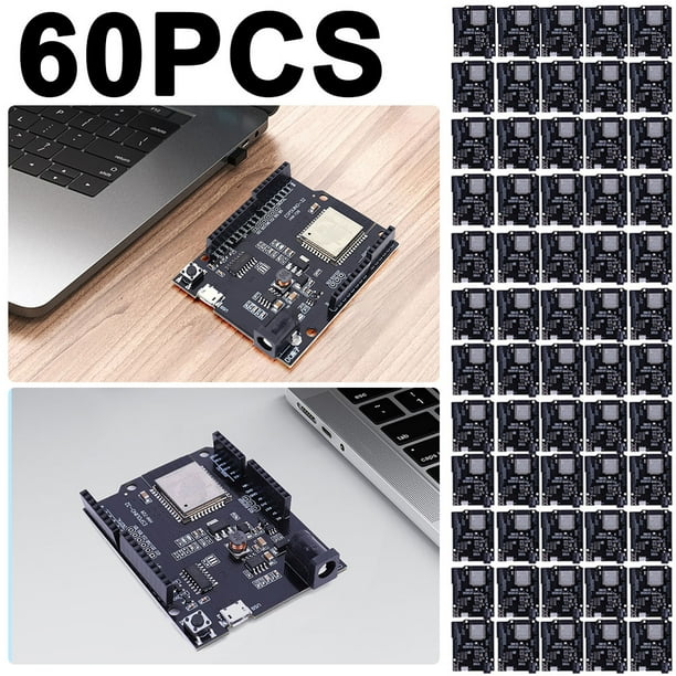 Placa Desarrollo Esp32 Compatible Con Dientes 4mb Flash Ch340 Módulo Azul Hugtrwg Walmart En Línea