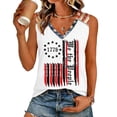 Bbyeadc 250 Anniversary USA Shirt Women V Neck Sleeveless Tank Top ...