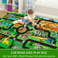 Kids Rugs for Playroom 59"×39.4" Dinosaur Car Play Mat Robot Dinosaur ...