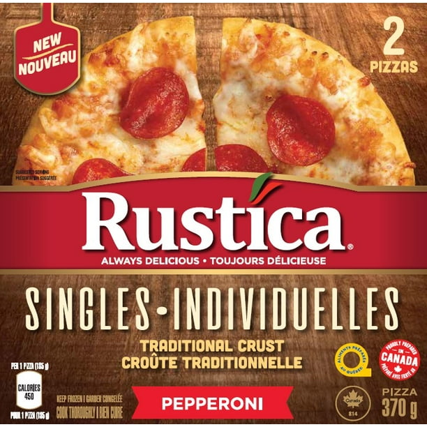 RUSTICA SINGLES PEPPERONI PIZZA, RUSTICA SINGLES PEPPERONI PIZZA ...