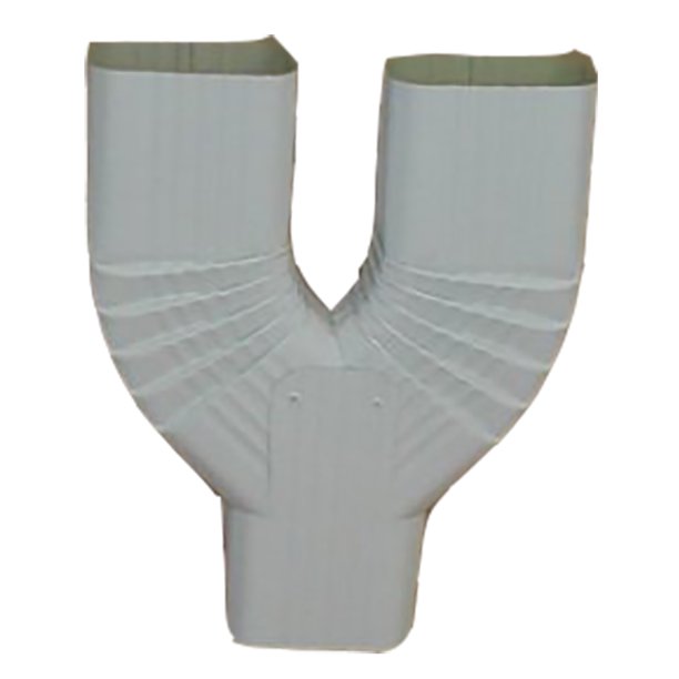 Downspout Funnel, Y 3x4, Aluminum, White - Walmart.com