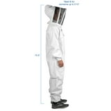XL Professional Cotton Full Body Beekeeping Bee Keeping Suit, with Veil ...