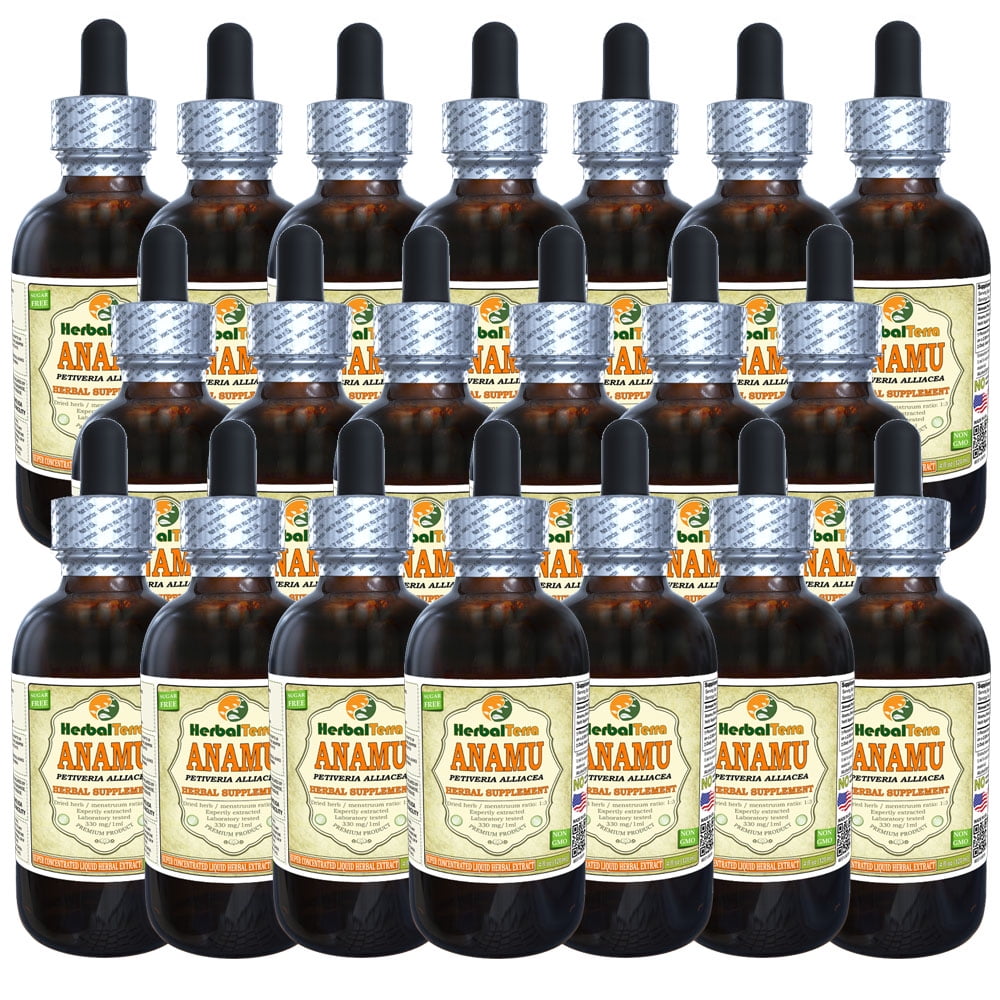Anamu (Petiveria Alliacea) Tincture, Dried Herb Powder Liquid Extract ...