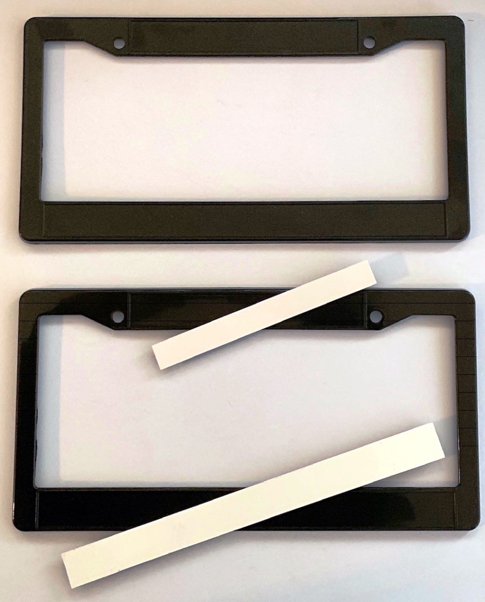 Black Double Panel Plastic License Plate Frame Walmart Walmart Black Double Panel Plastic License Plate Frame Walmart Walmart