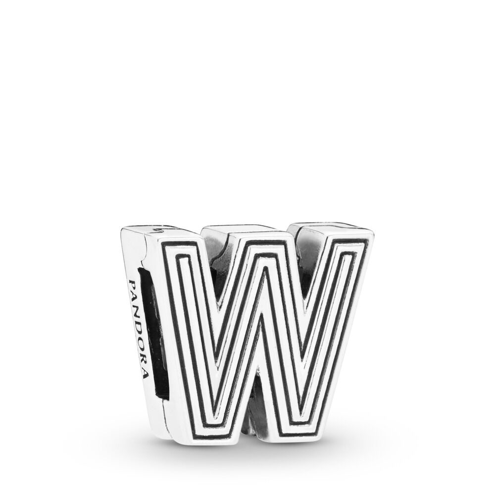 PANDORA - Pandora Reflexions Letter W Clip Charm - 798219 - Walmart.com ...