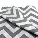 SHASON TEXTILE (3 Yards cut) CRAFT PROJECTS POLY COTTON CHEVRON PRINT ...