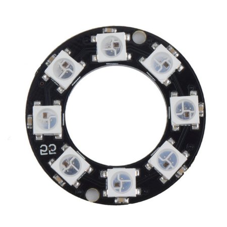 8-bit RGB LED Ring WS2812 Model 5050 RGB LED Ring Lamp Light With ...