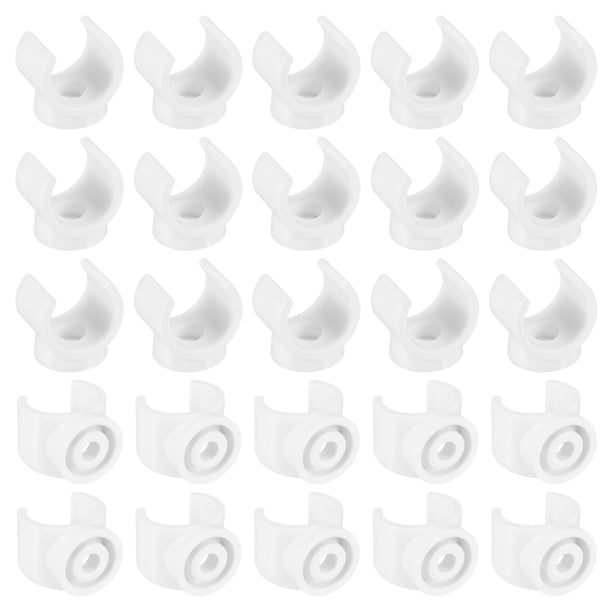 Uxcell 25 Pack PEX Clips Pipe, 3/4 Inch PVC U Hook Pipe Hangers Clamps ...