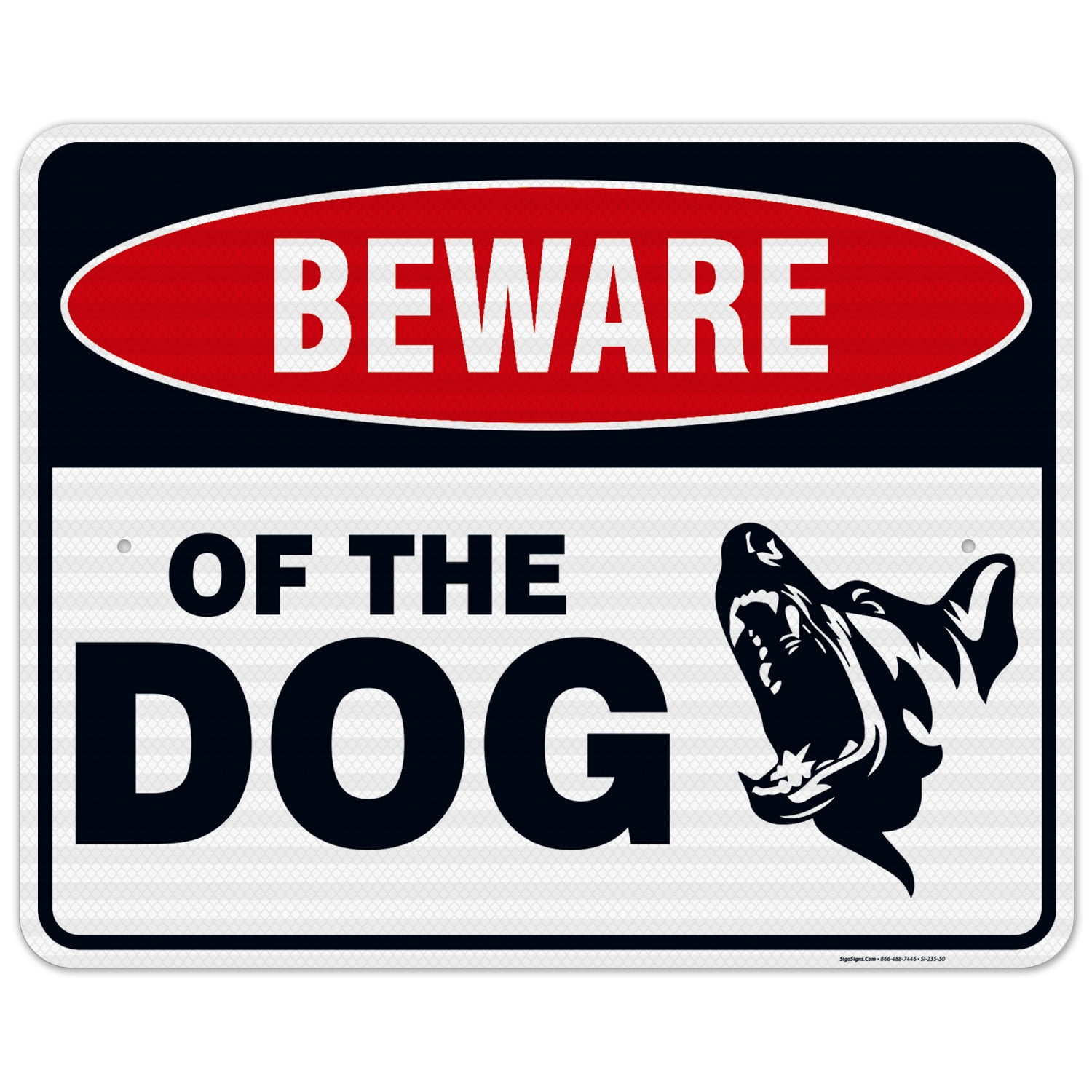 Beware of The Dog Sign, - Walmart.com