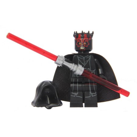 LEGO Star Wars Sith Minifigure - Darth Maul Evil Smile with Horns, Hood ...