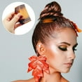 DaKuan 6 Pieces Plastic Hair Twist Comb Clips (23 Teeth, Brown), French ...
