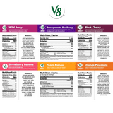 V8 +Energy Variety Pack, 6 Flavors, 8 fl oz Cans, Caffeine & Vegetable ...