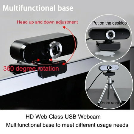 Xingzhi USB 360 Degree Rotating Webcam Built-in Microphone Computer ...