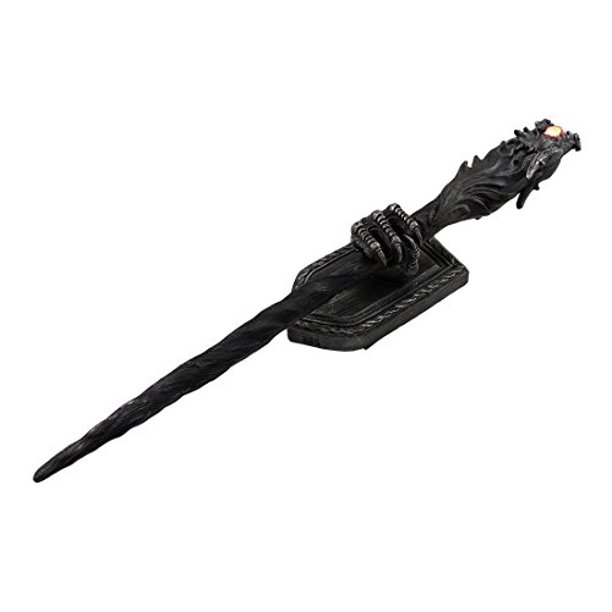 Wizards Scepter Gothic Dragon Head Color Changing LED Wall Torch Light ...