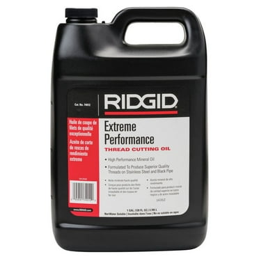 RIDGID Thread Cutting Oil, 128 oz, For Aluminum and Metals, Reduces ...