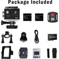 4K 30FPS Action Camera, Ultra HD Underwater Camera, 98FT 30M Waterproof ...