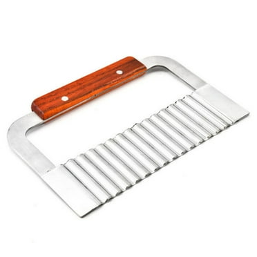 HIC Wavy Crinkle Cutting Tool Serrator Salad Chopping Knife and ...