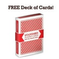 Brybelly Wooden Cribbage Board Game, 3-Track Layout, Plastic Pegs ...