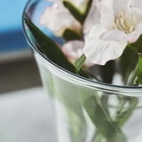 Efavormart Set of 2 | 32" Clear Reversible Clarinet Glass Trumpet Vase ...