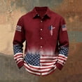 CONZONE 250 Anniversary Usa Mens Buttons Down Shirts Long Sleeve Shirts ...