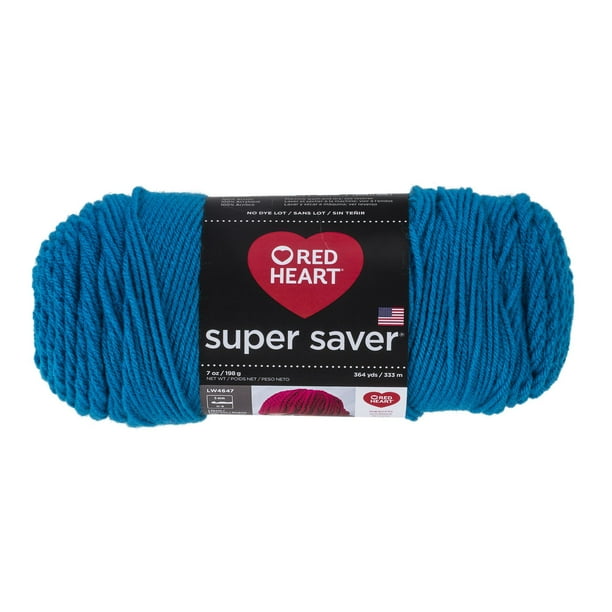 Red Heart Super Saver Medium Acrylic Pool Yarn, 364 yd - Walmart.com