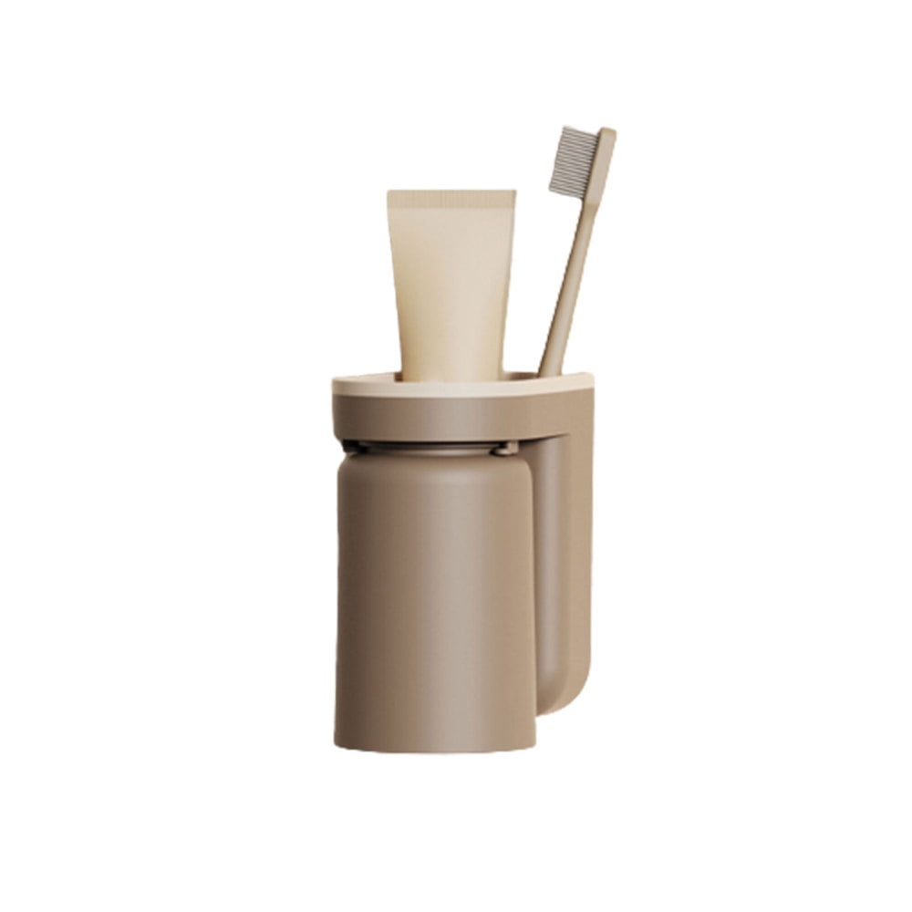 Wall Hanging Cup Holders Space Saving Storage Holder for Toothbrush ...