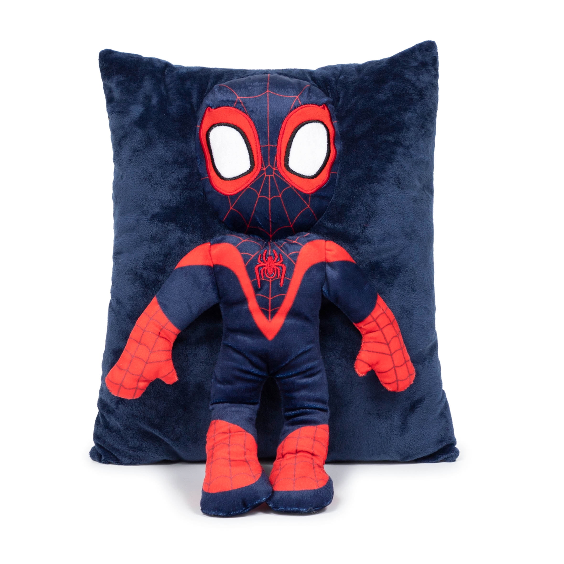 Marvel Spidey & His Amazing Friends Navy Blue Miles 3D Snuggle Pillow ...