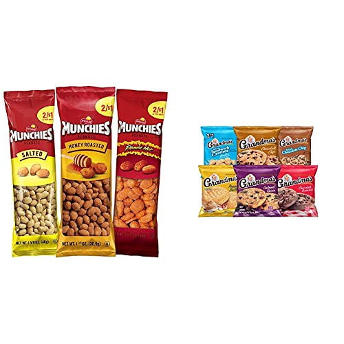 Buy Munchies Peanut Variety Pack Salted Flamin Hot Honey Roasted