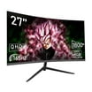 Gawfolk 34 Inch Curved Gaming Monitor 165hz Ultrawide, WQHD 3440x1440 ...